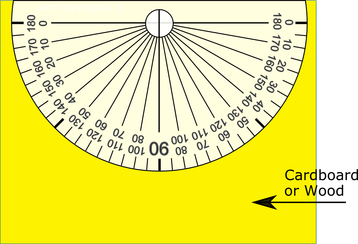 Simple Protractor Print Out