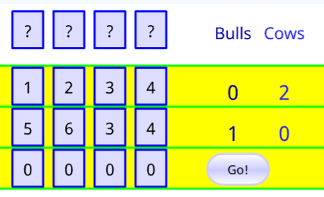 Play Bulls and Cows (Flash Version)