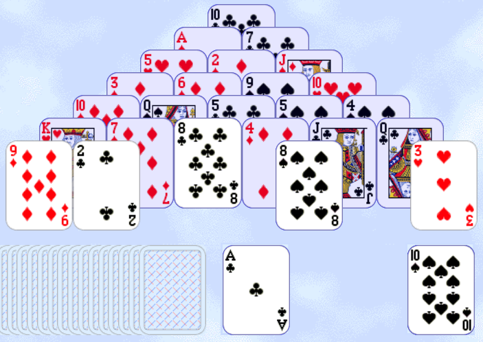 Play Pyramid Solitaire Card Game